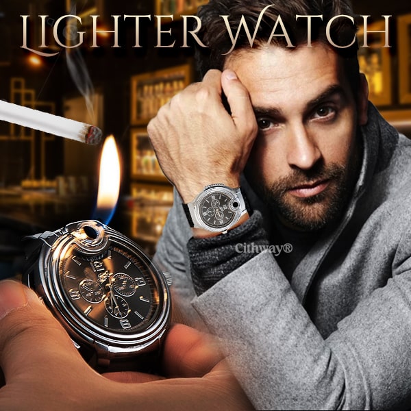 Cithway® Luxurious Refillable Wrist Watch Lighter – jammypicky